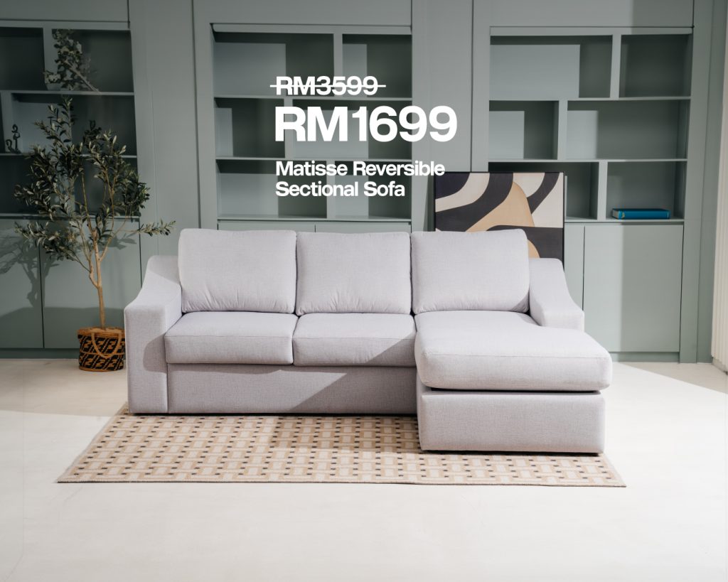 Matisse Reversible Sectional Sofa | Heesz